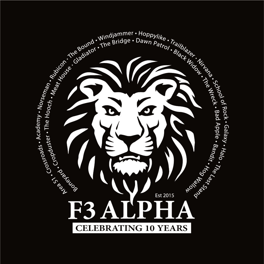 F3 Alpha 10-Year Anniversary Pre-Order March 2025 – The F3 Gear Store