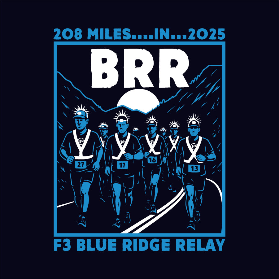 F3 2025 BRR - Blue Ridge Relay Pre-Order July 2025 – The F3 Gear Store