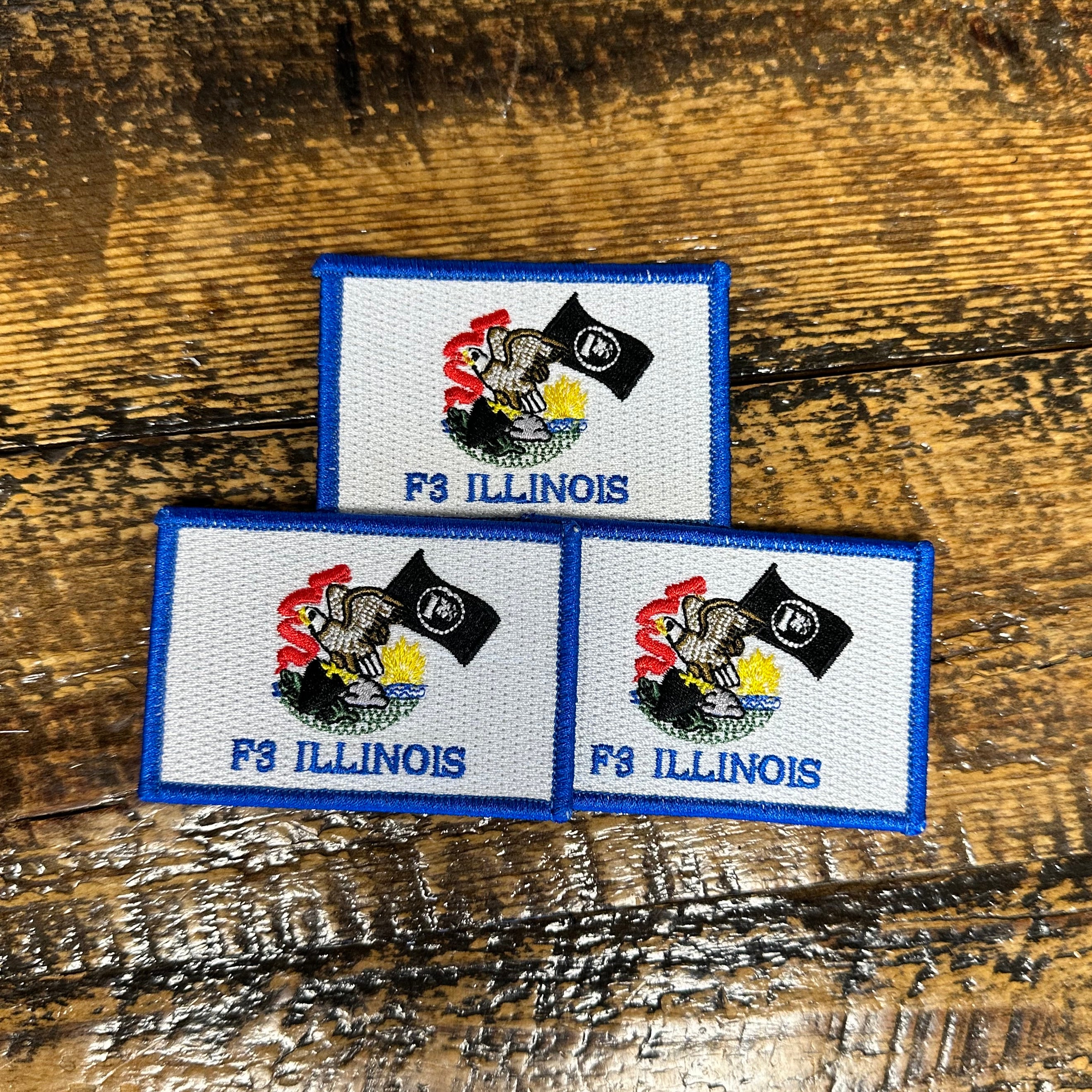 F3 Illinois Flag Patch – The F3 Gear Store