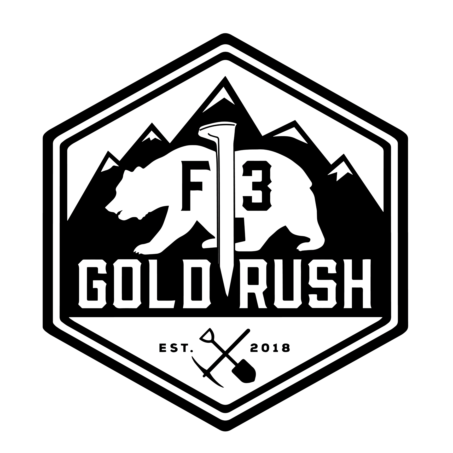 F3 Gold Rush Black Logo Pre-Order July 2023 – The F3 Gear Store
