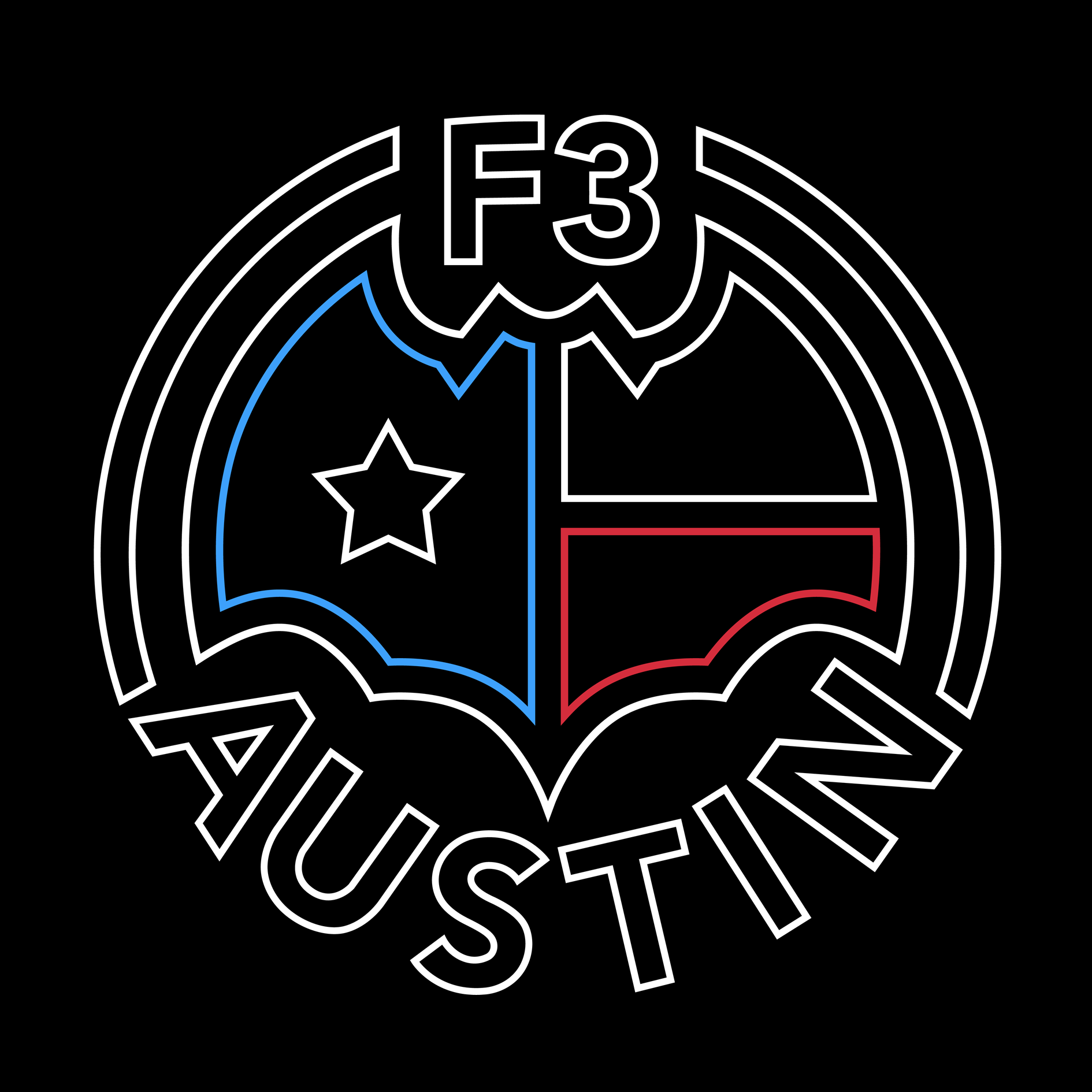 F3 Austin Dark Outline Pre-Order June 2023 – The F3 Gear Store