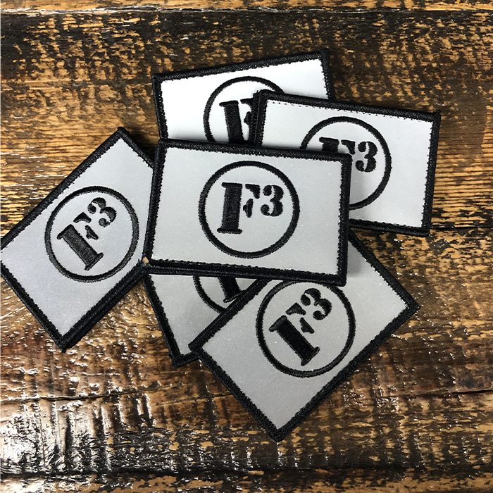 F3 Reflective Patches – The F3 Gear Store