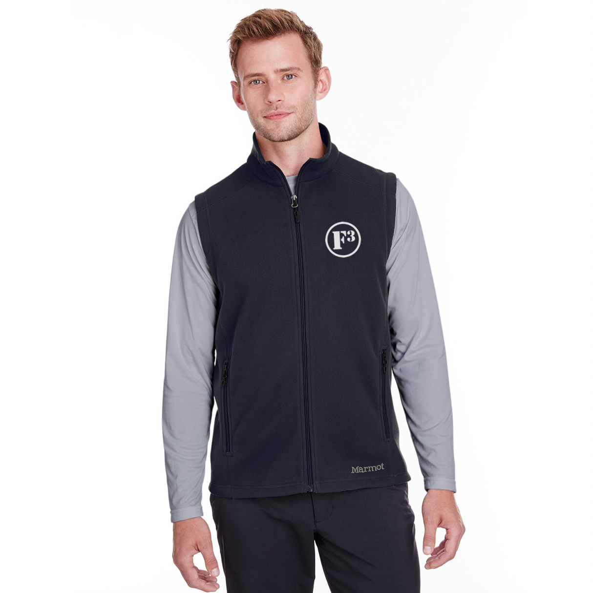 F3 Marmot Men's Rocklin Fleece Vest - Made to Order – The F3 Gear Store